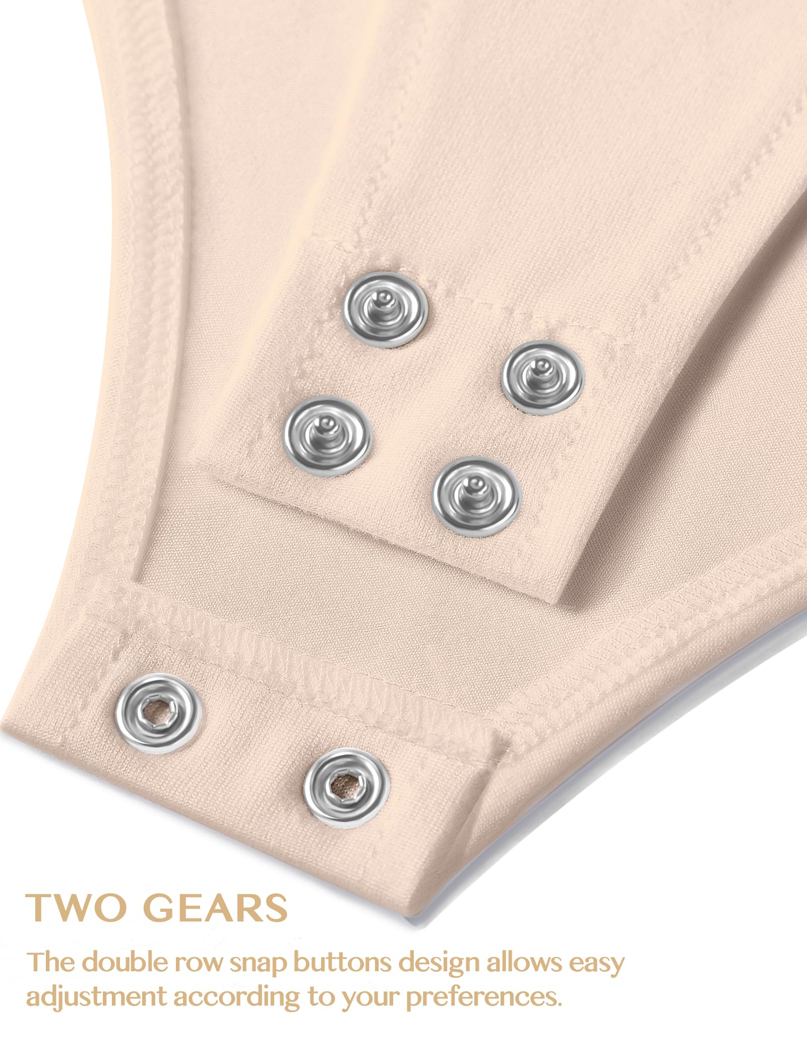 Snapklik.com : Womens Long Sleeve Mock Turtle Neck Bodysuits Tops Going Out Body Suits For Women ...