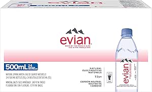 evian natural spring water, 500mL Bottles, 24 Pack : Amazon.ca: Grocery & Gourmet Food