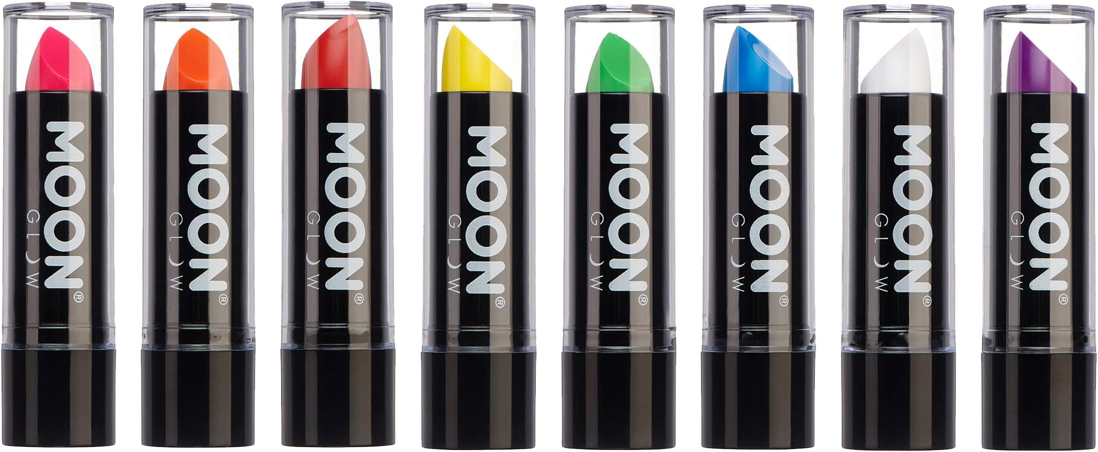 Amazon.com : Moon Glow - Blacklight Neon UV Lipstick 0.16oz Intense Set ...