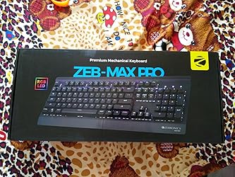 Amazon.in: Buy Zebronics Zeb-Max Pro Mechanical Gaming Full Size ...