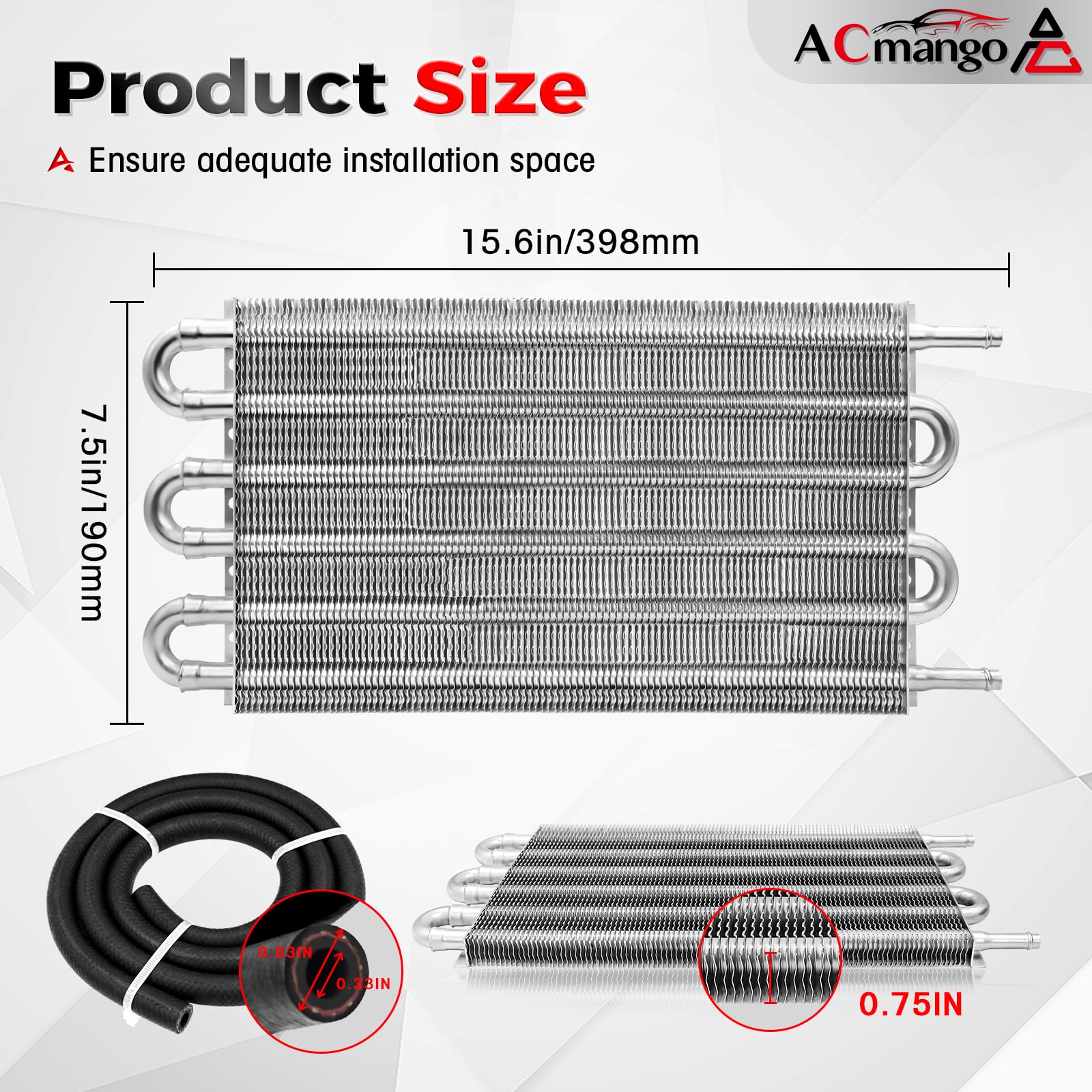 Snapklik.com : 6 Pass Ultra-Cool Tube And Fin Transmission Cooler ...