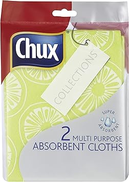 Chux Collection Multi Purpose Absorbent Cloth, Non Scratch and Reusable ...