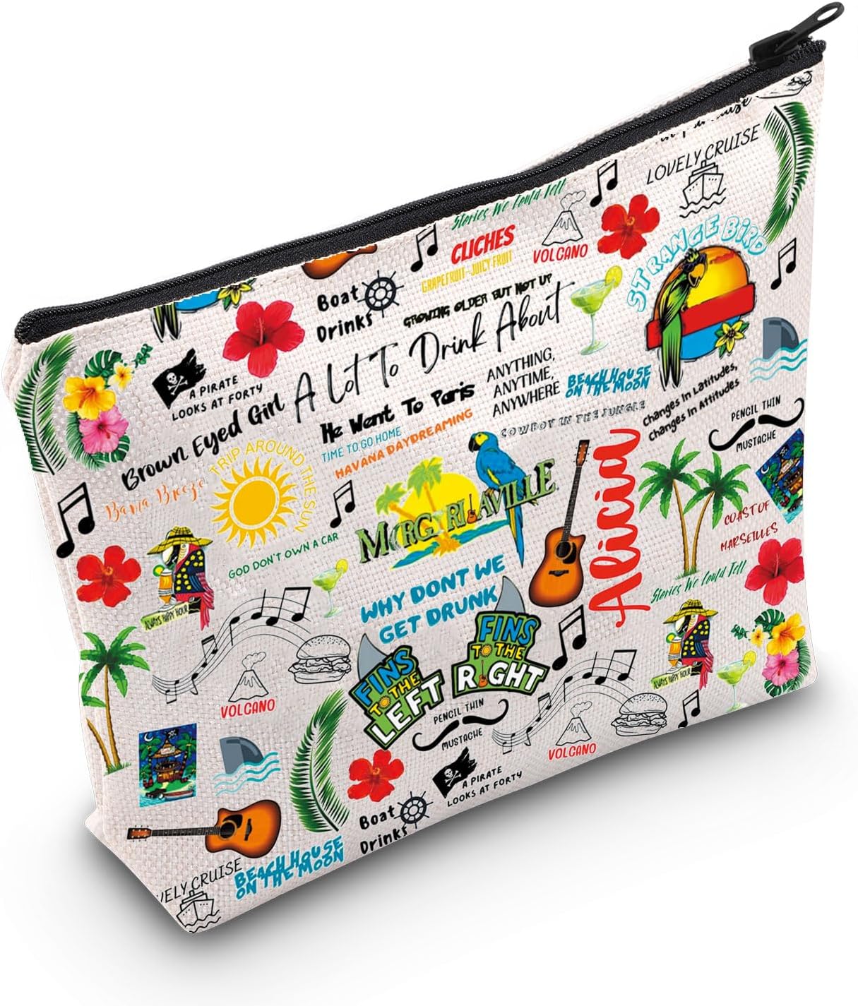 Amazon.com: WZMPA Jimmy Fans Makeup Bag Jimmy Fans Gift A Lot To Drink ...