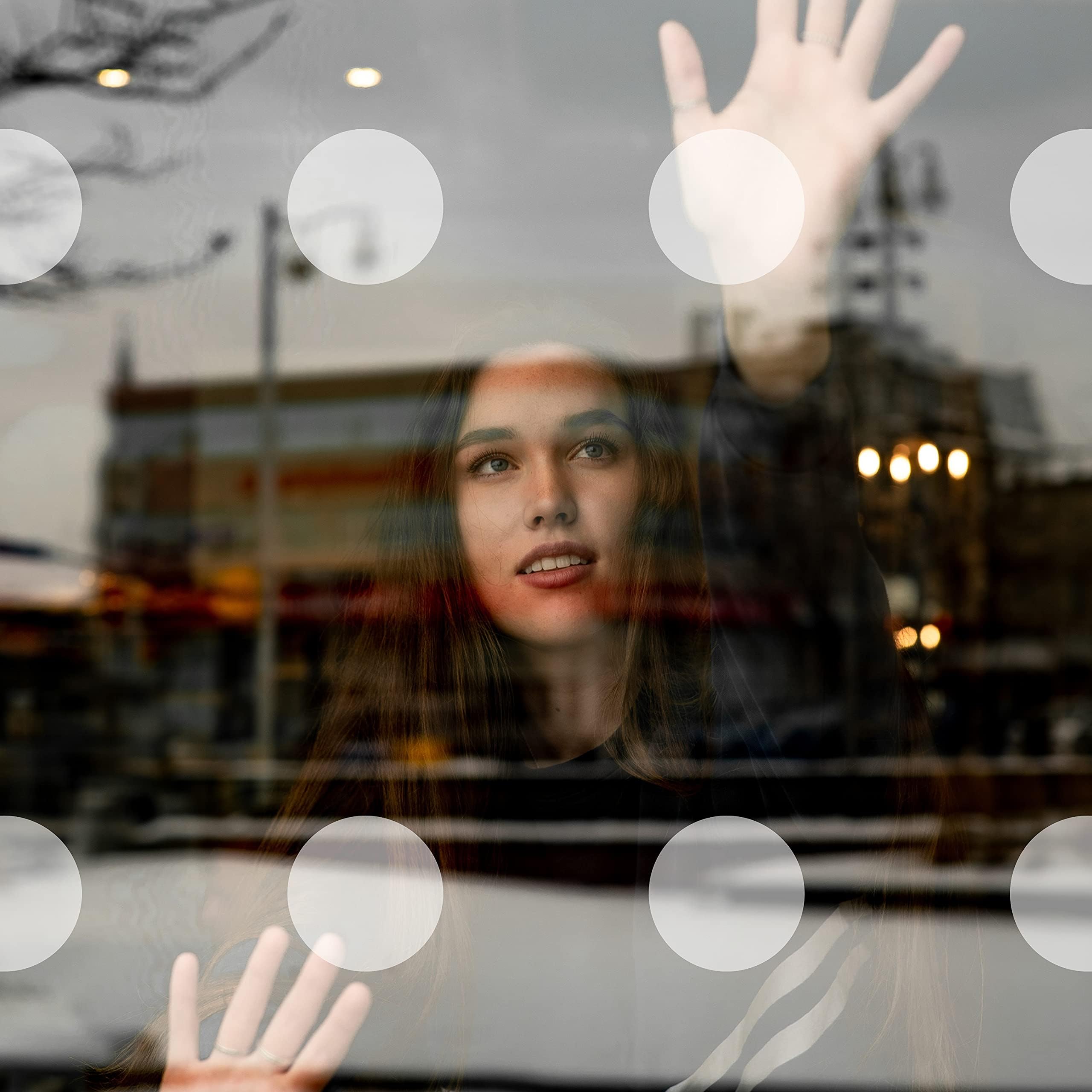 Amazon.com: Palm Tree Glass Door Indicator Decals Glass Safety Stickers ...