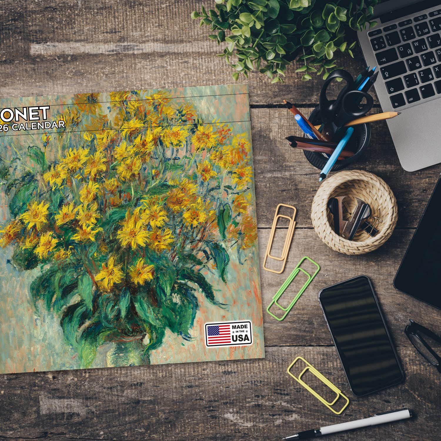 Snapklik.com : 2025 2026 Monet Calendar - Artists Monthly Wall Calendar ...