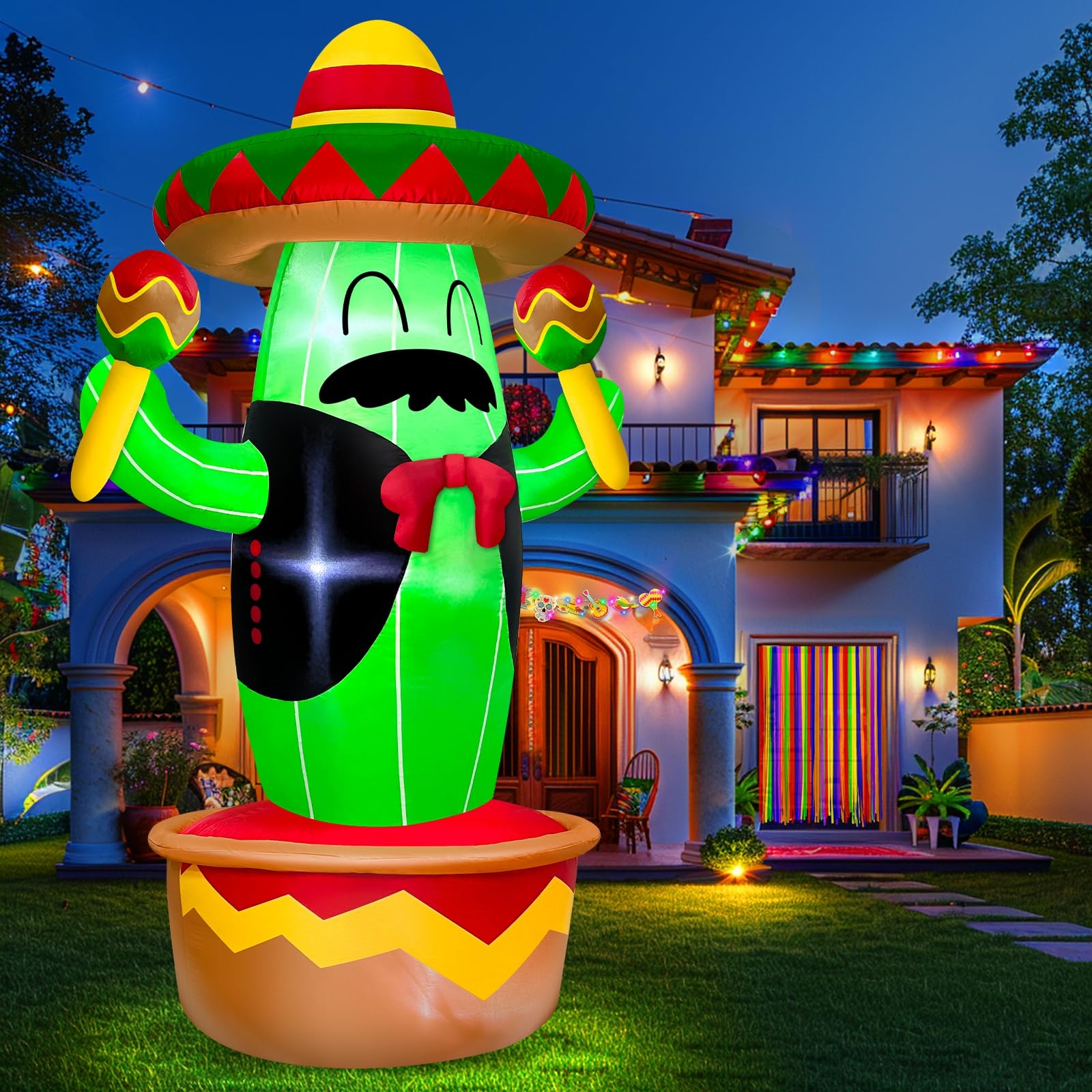 TURNMEON 6 FT Cinco De Mayo Inflatables Outdoor Decorations Blow Up ...