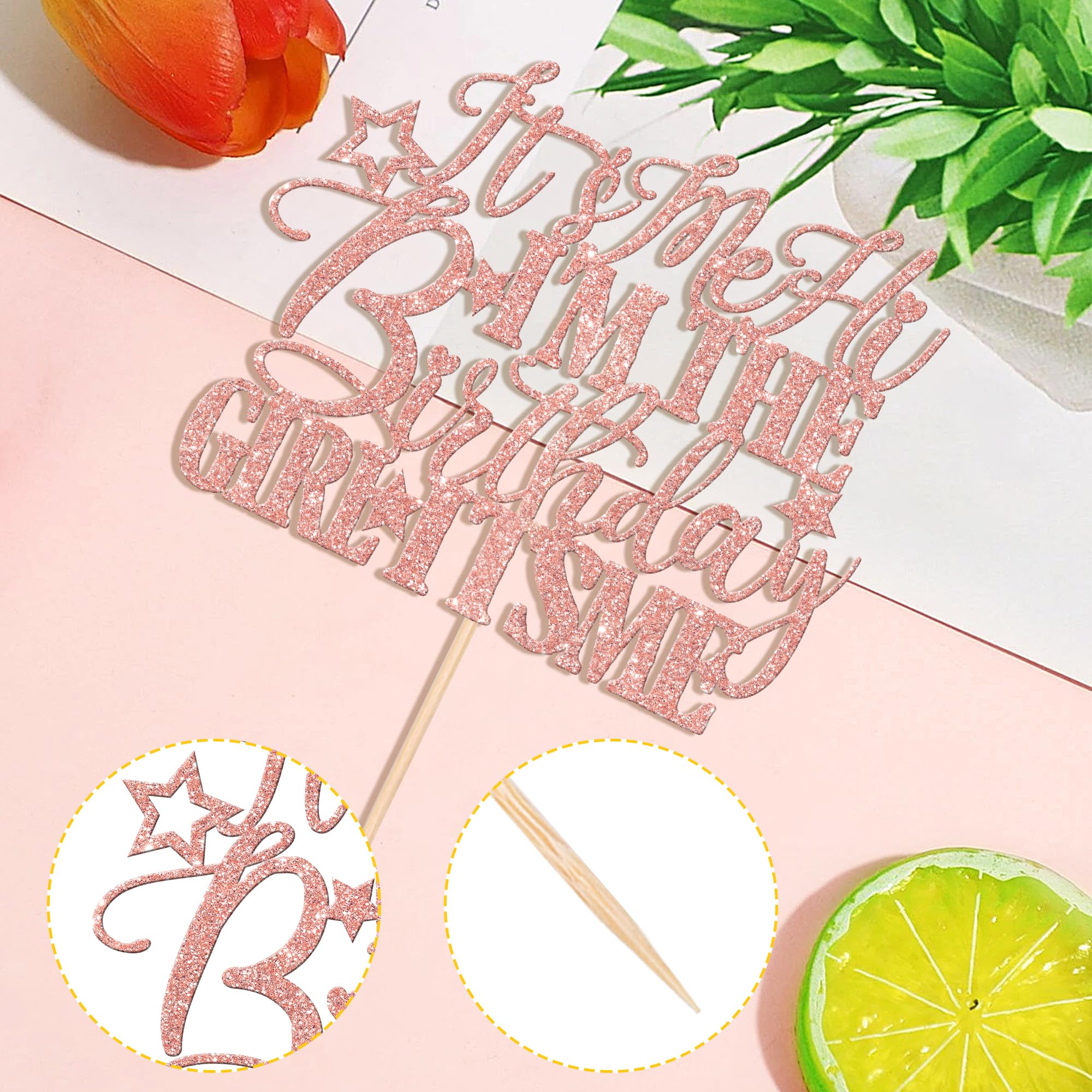 Snapklik.com : 1 PCS Its Me Hi Im The Birthday Girl Its Me Cake Topper ...