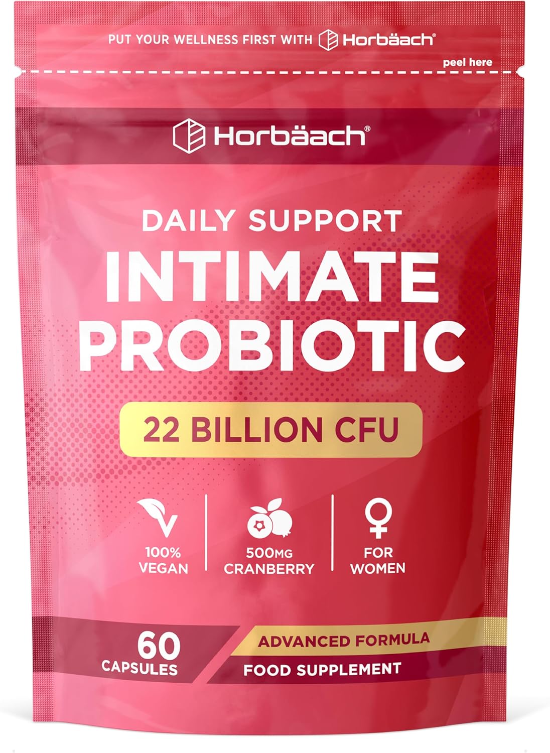 Probiotics for Women 22 Billion CFU | with Cranberry & Inulin | Bio Cultures Complex for Women's ...
