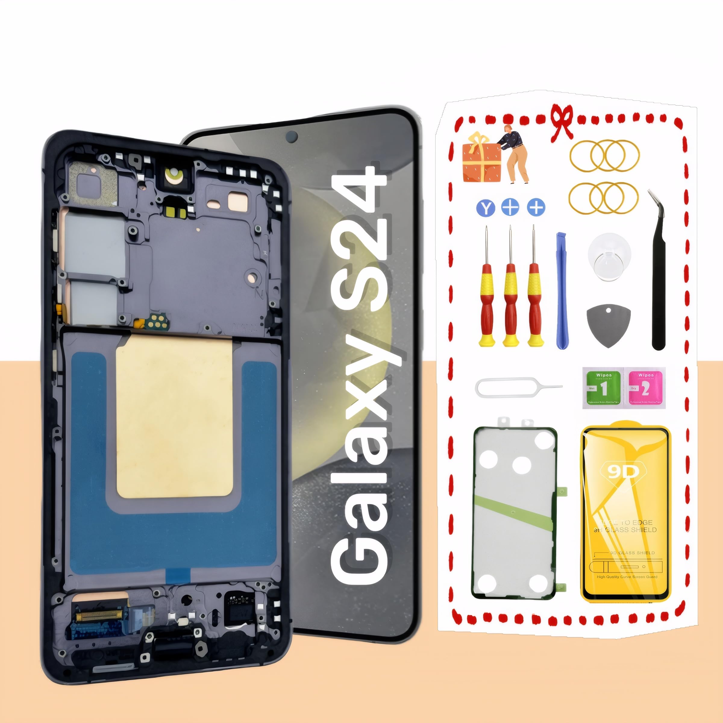 Amazon.com: AMOLED Original Screen for Samsung Galaxy S24 LCD Screen ...
