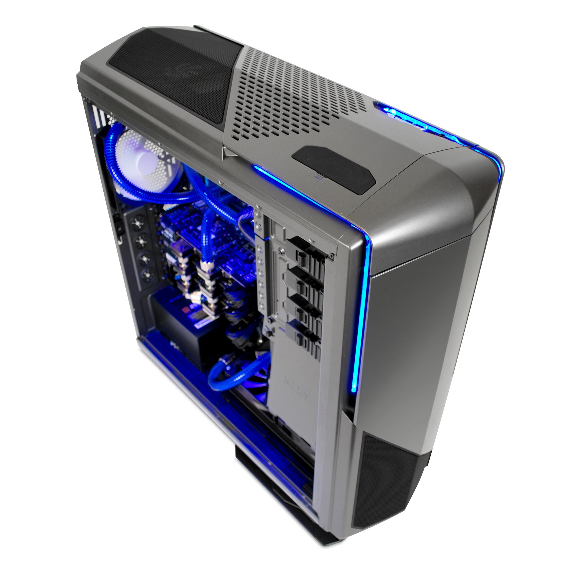NZXT Phantom 820 Full Tower Chassis with RGB Color Changing Lights and ...