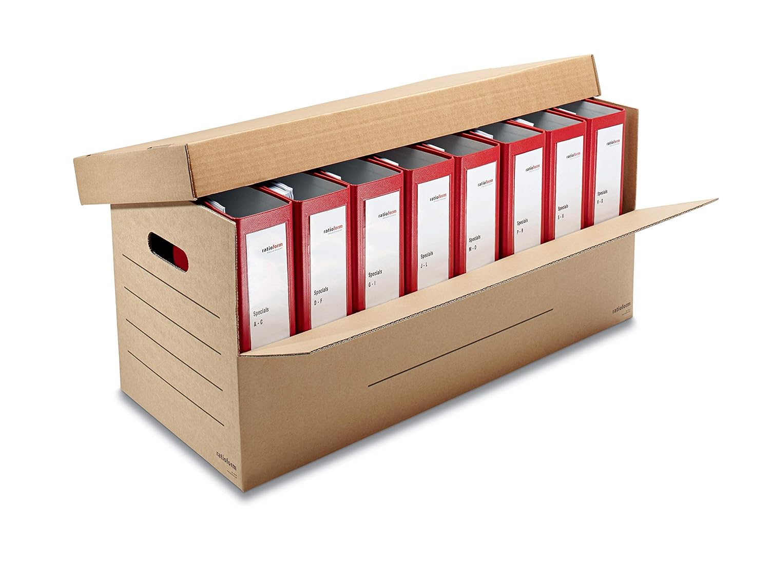 Ratioform 5 Units Cardboard Box For Moving Archive And Packing ratioform-5-units-cardboard-box-for-moving-archive-and-packing