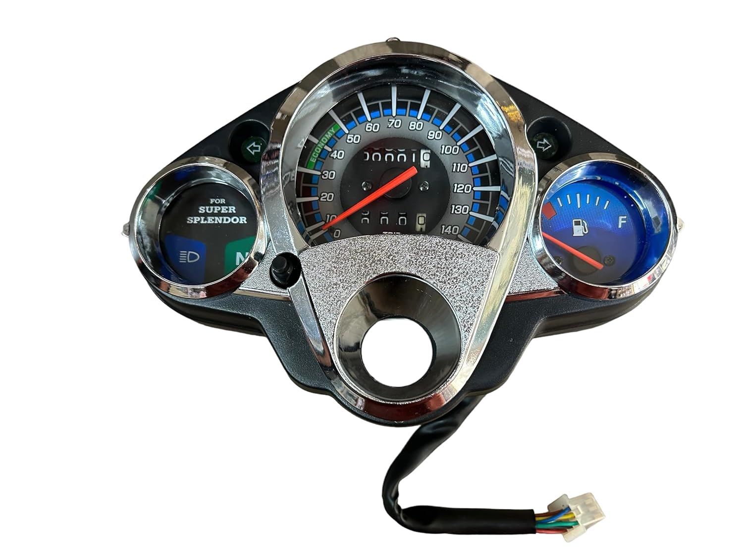 SRV Speedometer Assembly for Hero Super Splendor New Model(with wiring ...