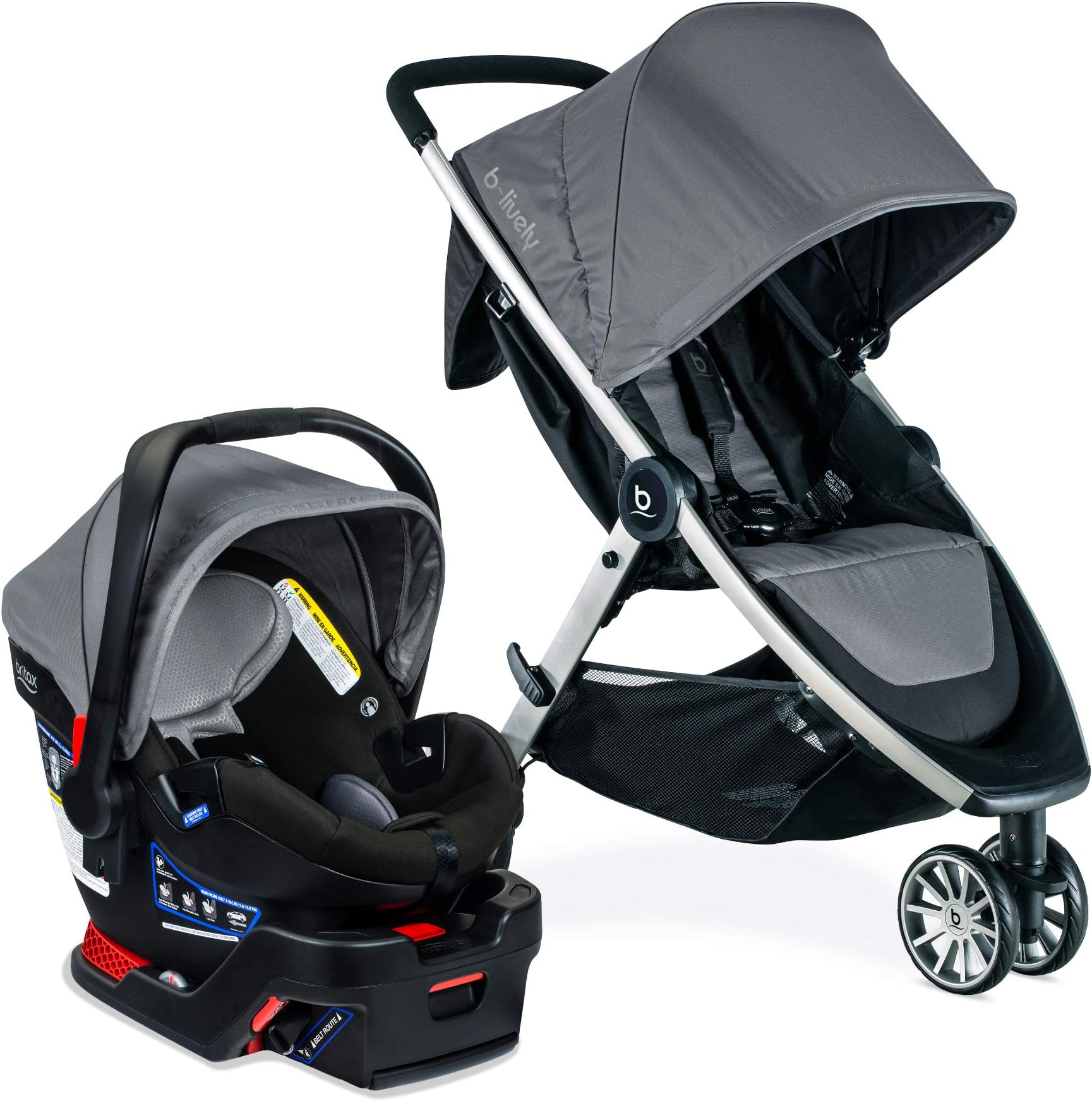 Amazon.com: Britax B-Agile Lightweight Stroller, Black - One Hand Fold ...