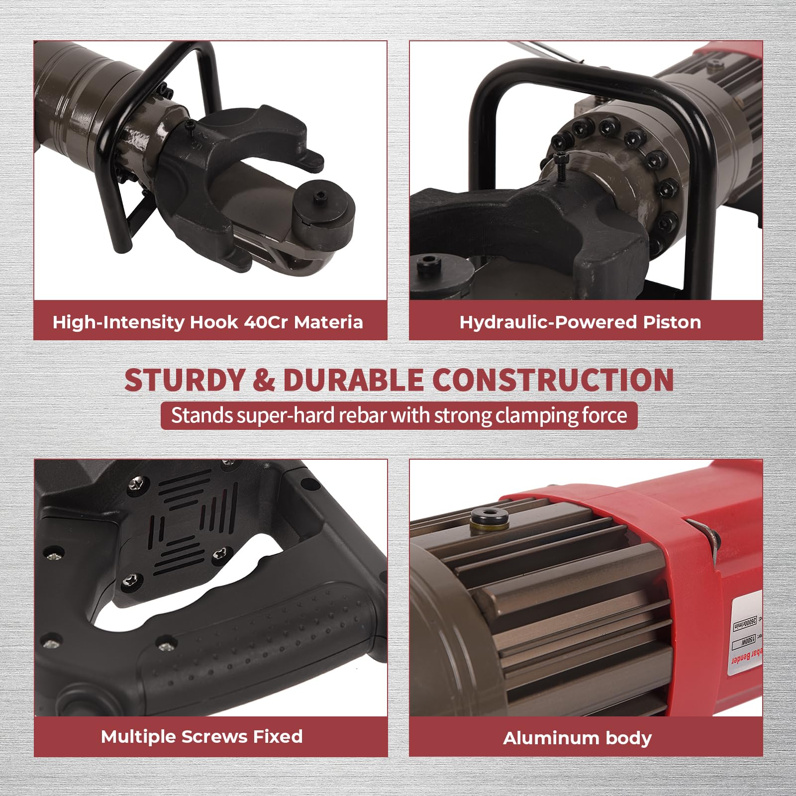 Snapklik.com : LCyindu 1500W Electric Hydraulic Rebar Bender Tool ...