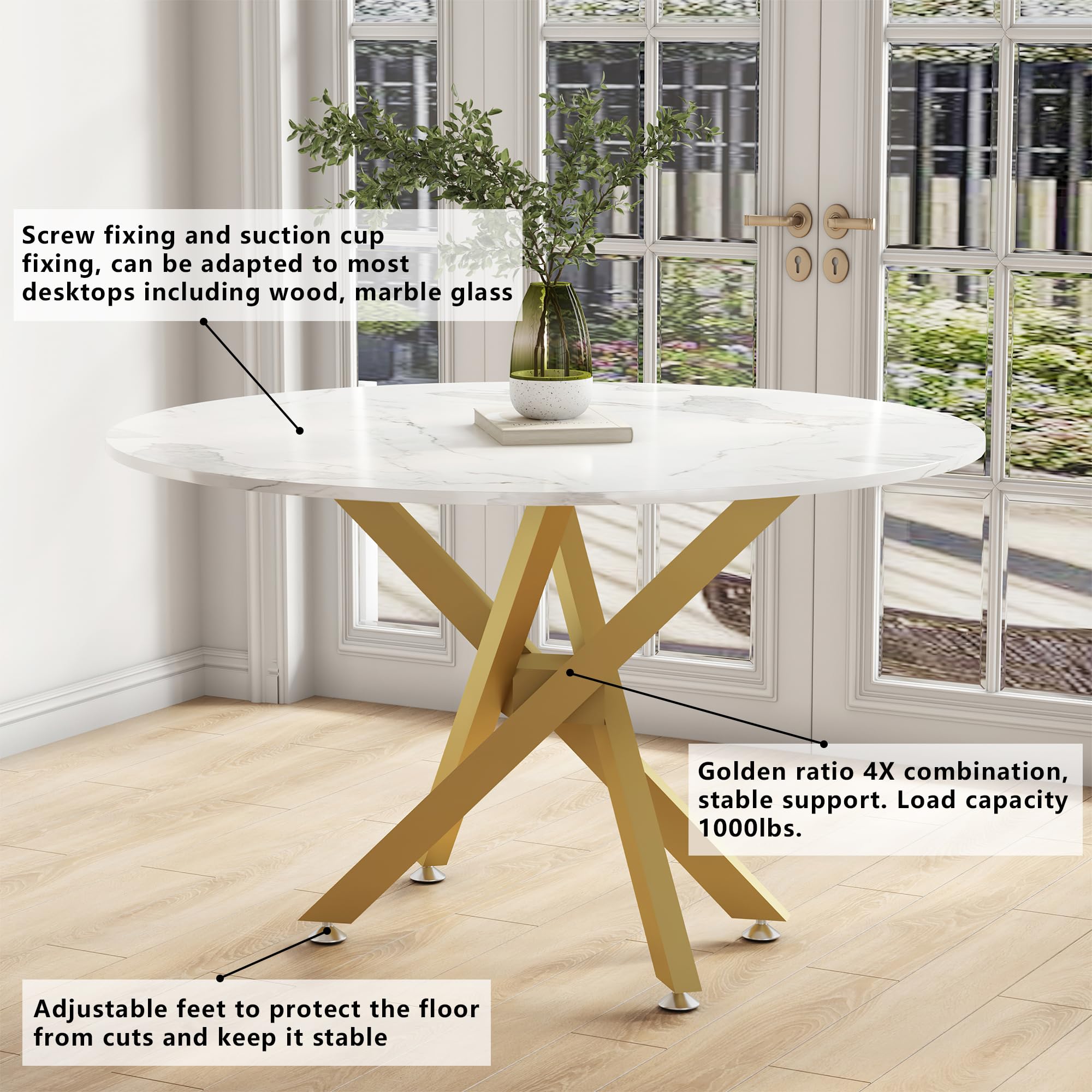 Snapklik.com : 30 Inch Metal Table Legs, Heavy Duty Desk Legs ...
