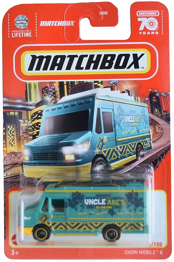 Amazon.com: Matchbox Chow Mobile II, 70 Years 58/100 : Toys & Games