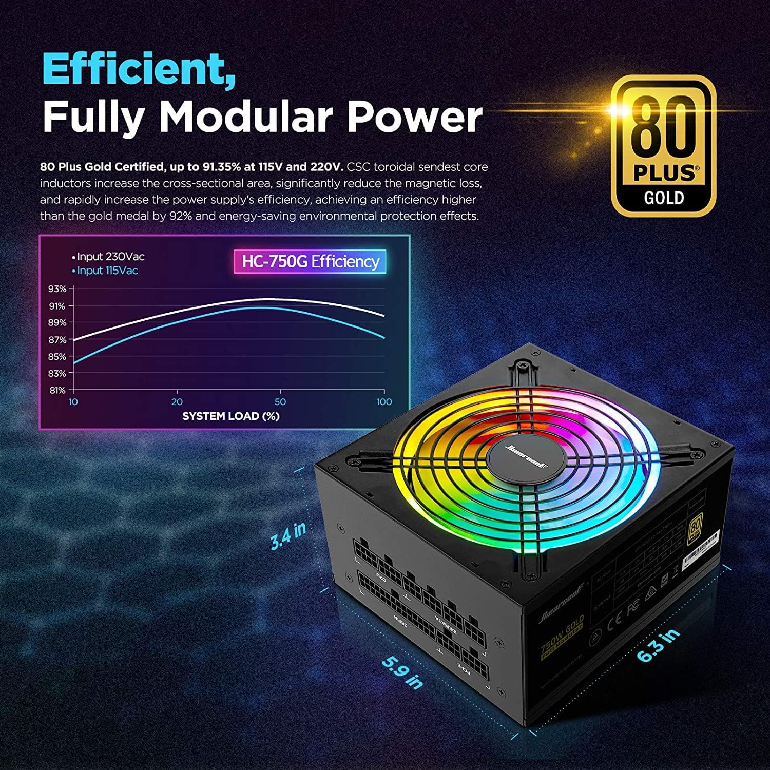ایگرد | قیمت و خرید Computer Power Supplies 750W, RGB Power Supply ...
