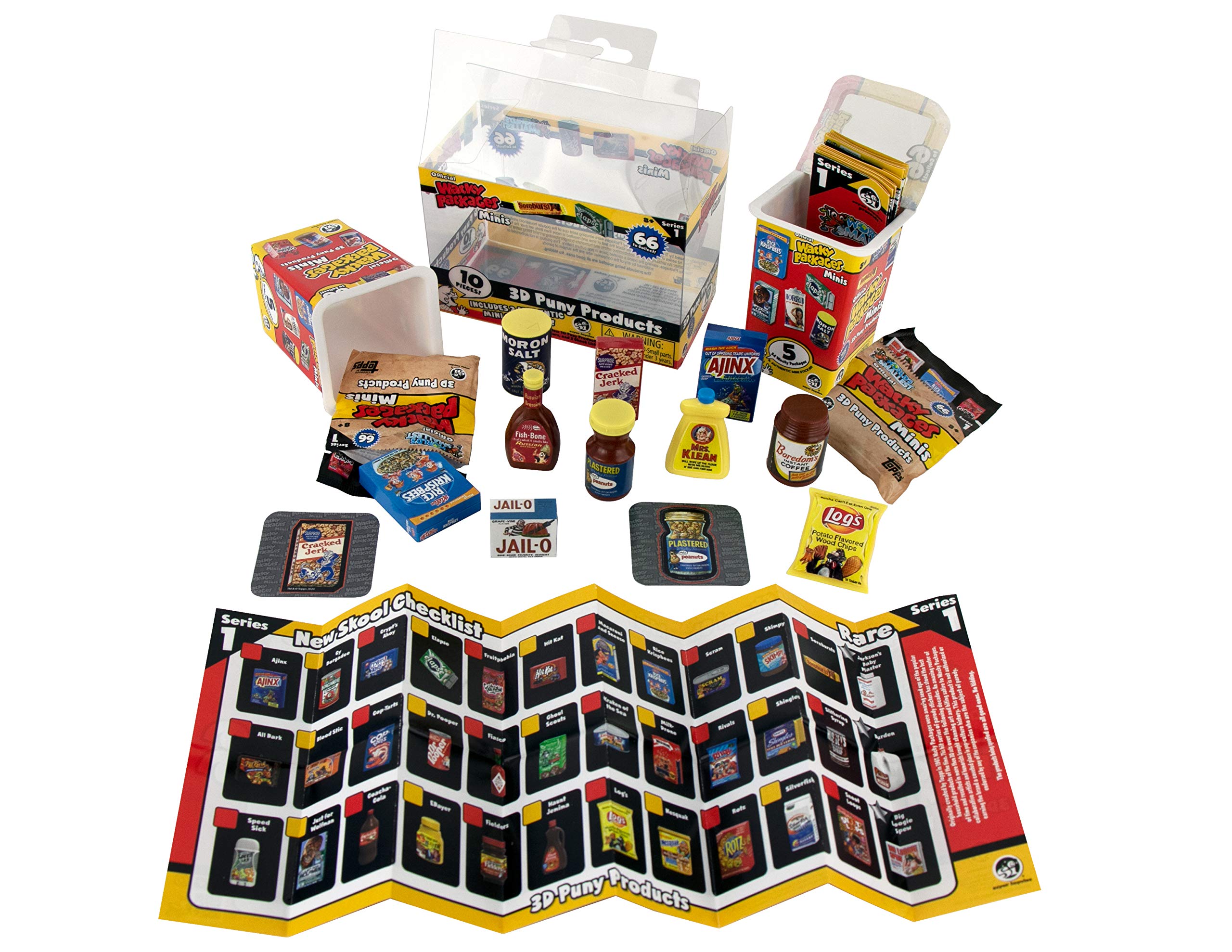 Wacky Packages 3D Puny Products Wacky Packages Minis 5-Piece Blind Box ...