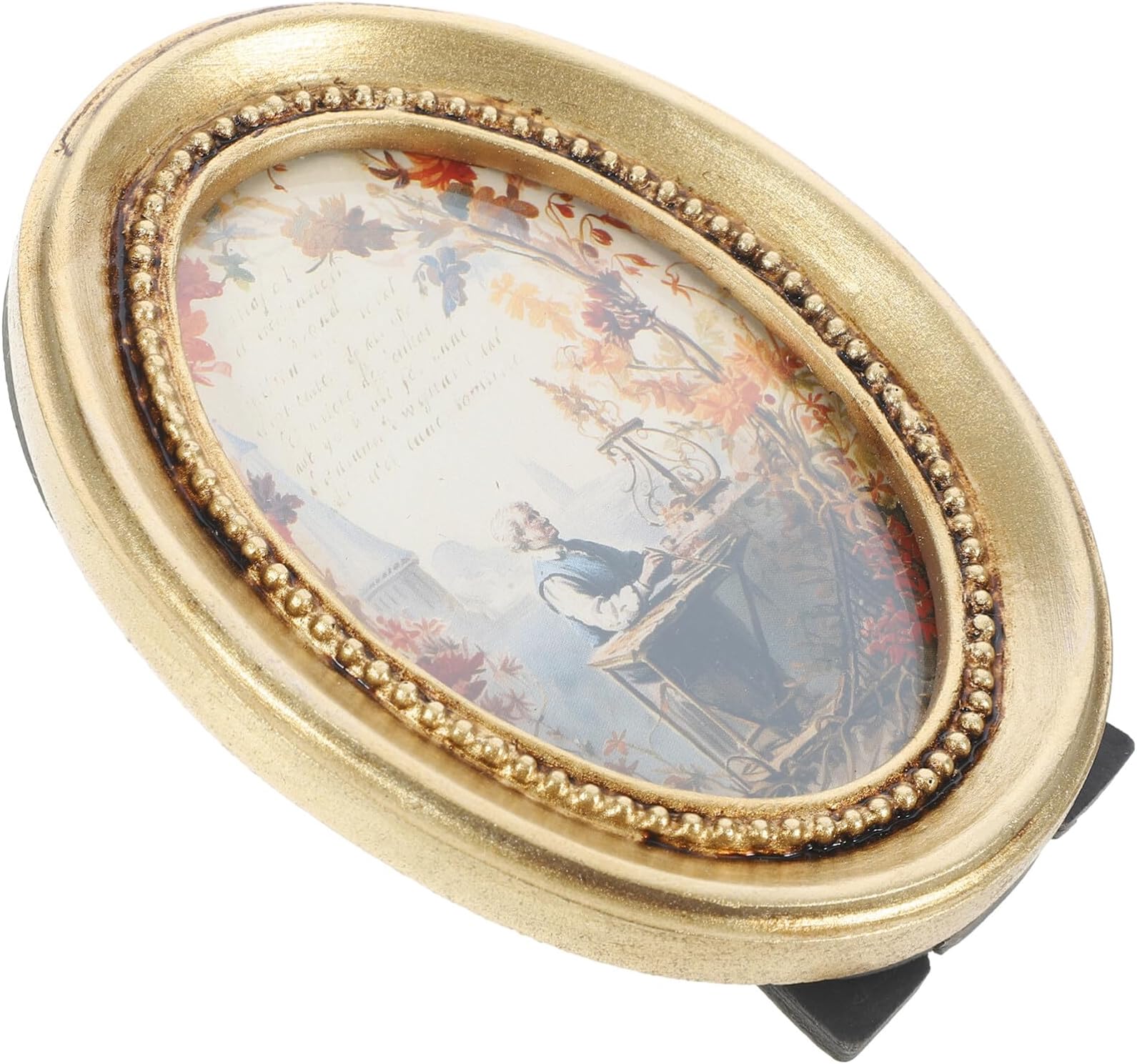 Amazon.com - HOLIDYOYO Oval Antique Photo Frames 4x3inch Vintage ...