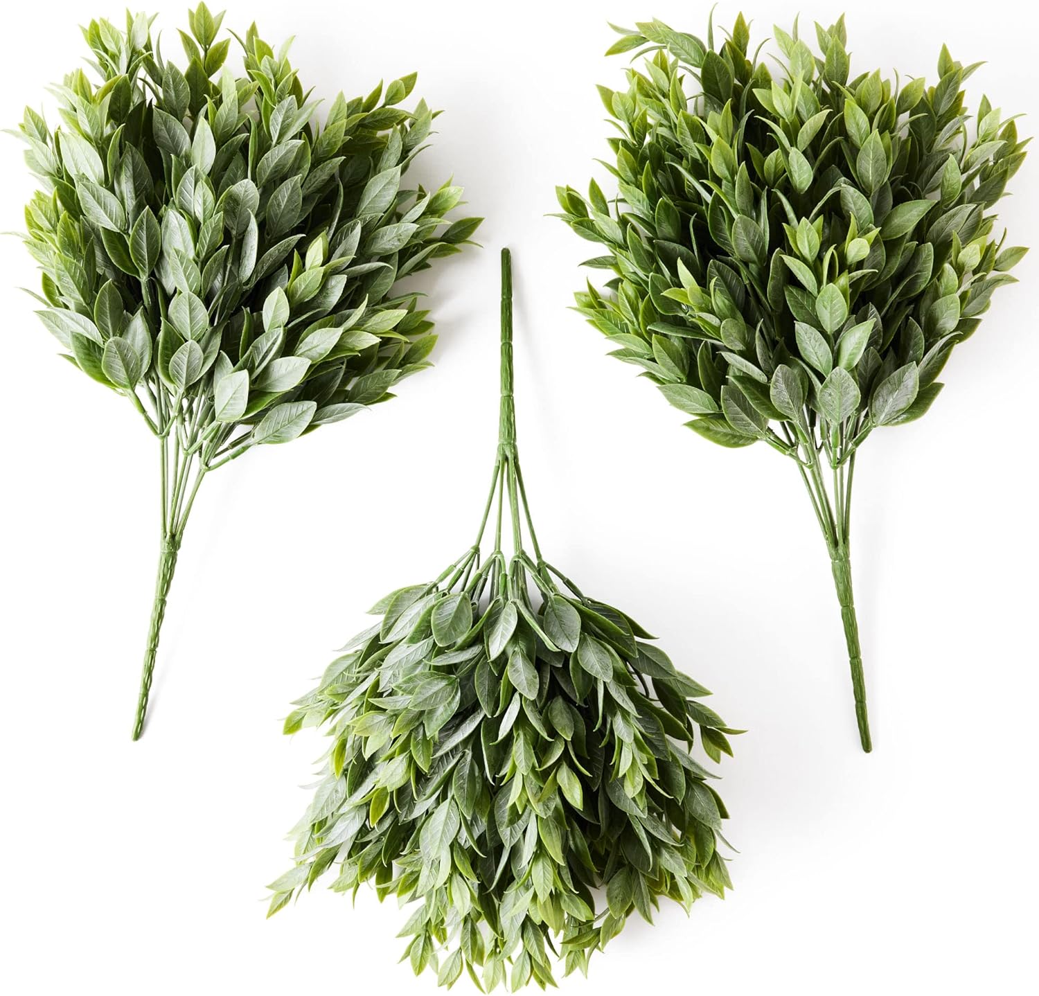 Amazon.com: Oh You’re Lovely | 3 pcs Artificial Large Ruscus Leaves ...