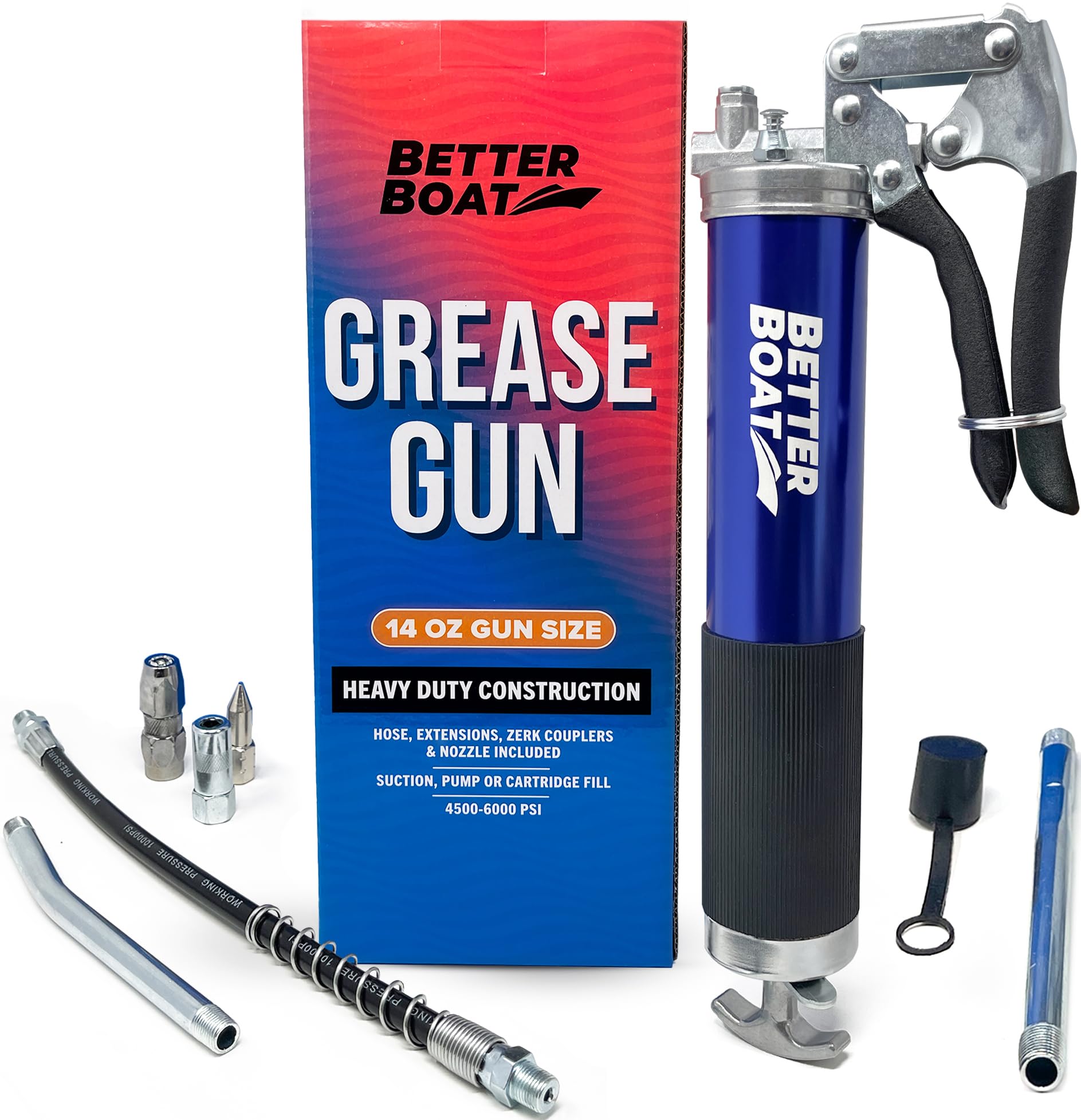 Amazon.com: Manual Grease Gun Kit Marine Grease Wheel Bearing Grease or ...