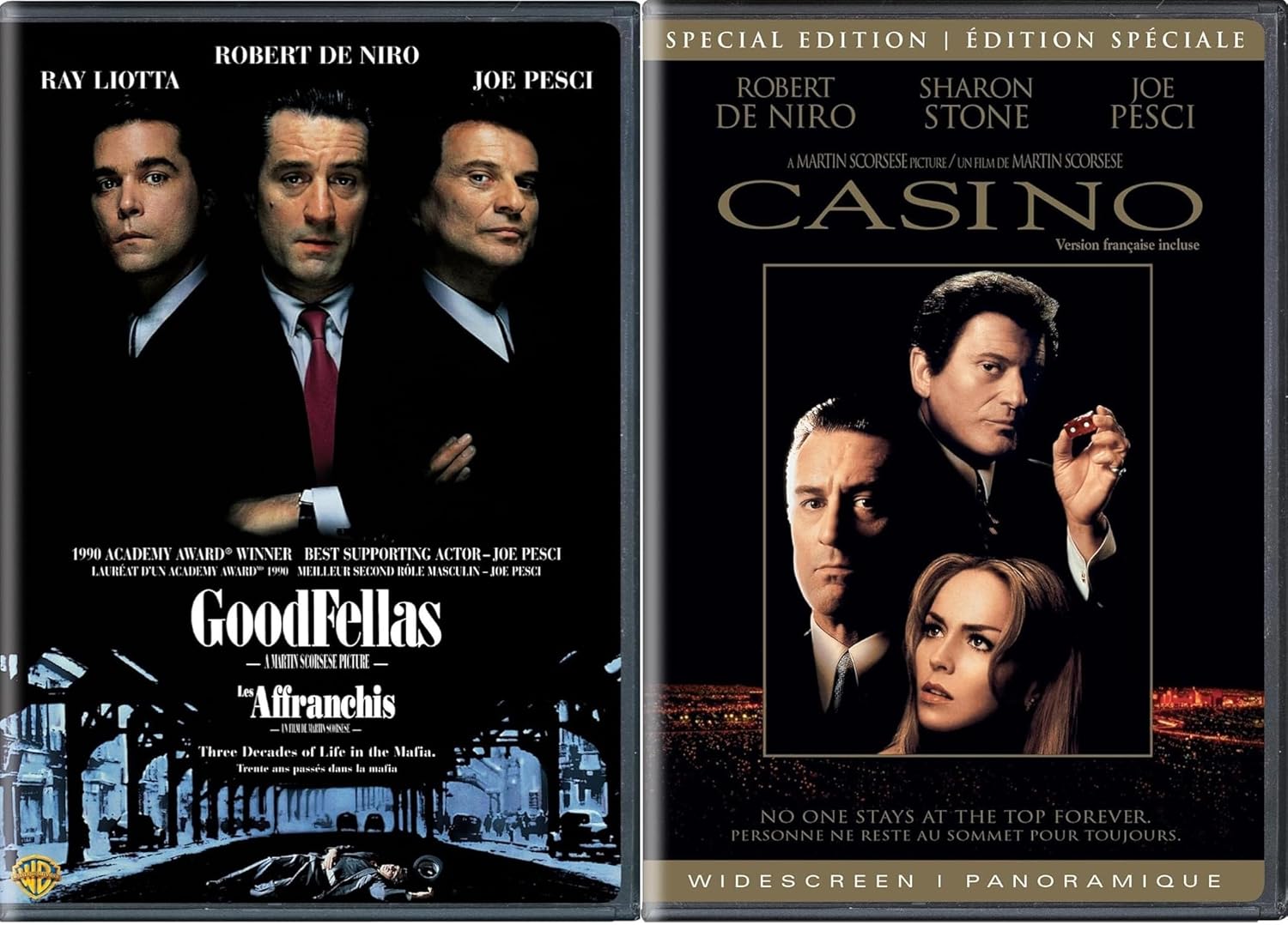 Amazon.com: GoodFellas / Casino [Scorsese & De Niro DVD-2 Pack ...