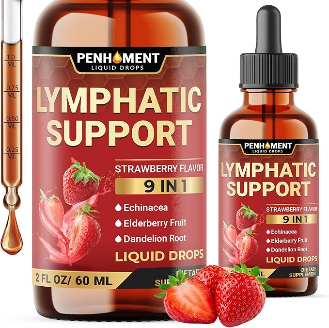 Amazon.com: 9in1 Lymphatic Drainage Drops Supplement - Echinacea ...