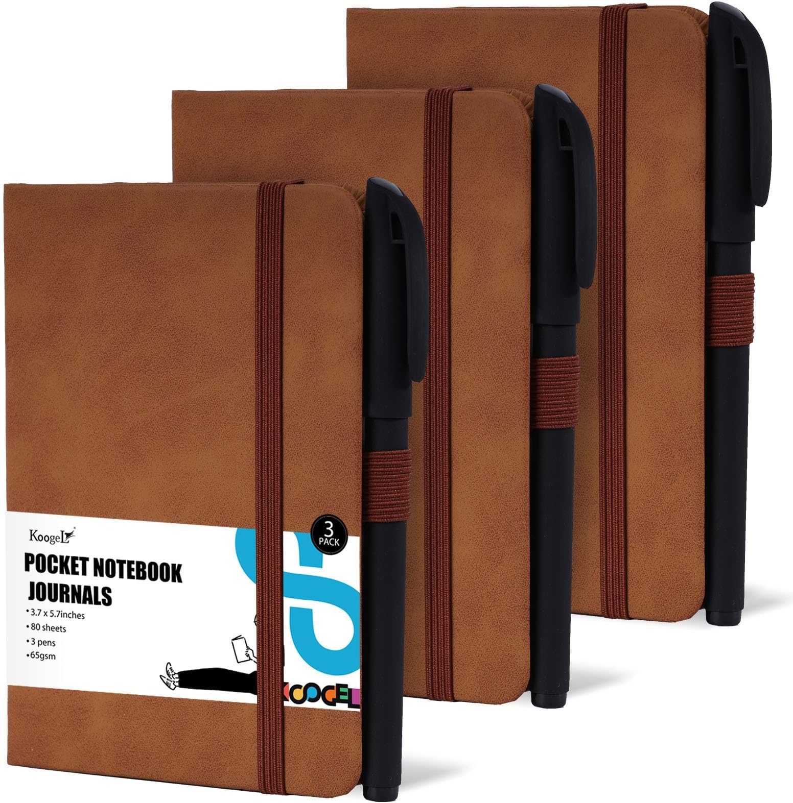 Amazon.com : Qeeenar 30 Pack Pocket Notebook Bulk Small Notebook ...