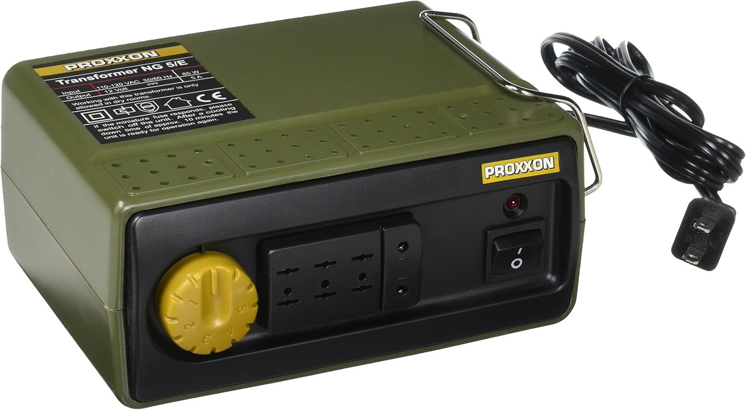 Proxxon 38704 Heavy Duty Transformer and AC Adapter - Power Rotary Tool ...