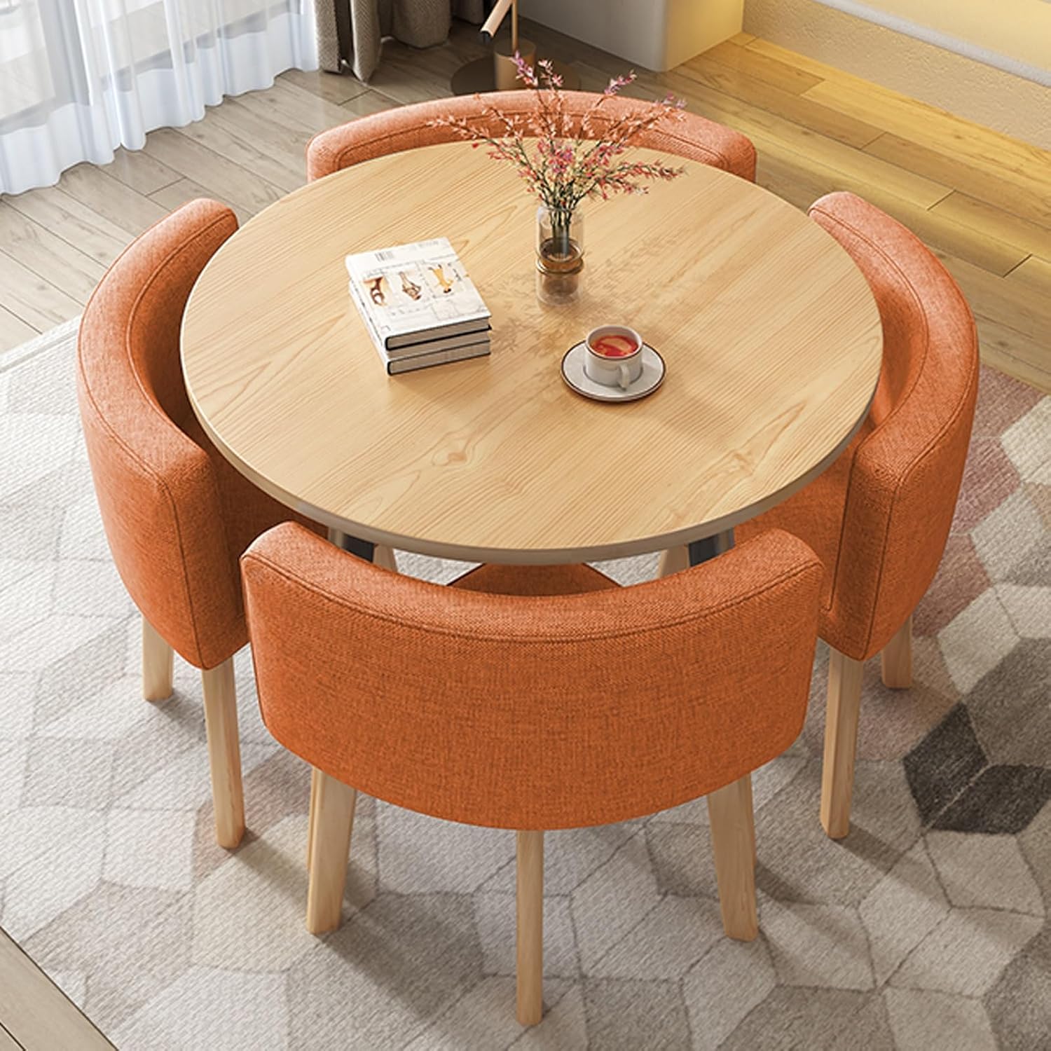 Amazon.com: Coffee Table Conference Room Table, Round Negotiation ...