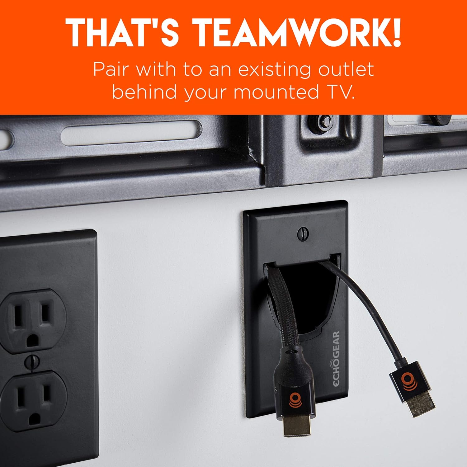 ECHOGEAR Black in Wall Cable Hider - 4 Pack Single Philippines | Ubuy