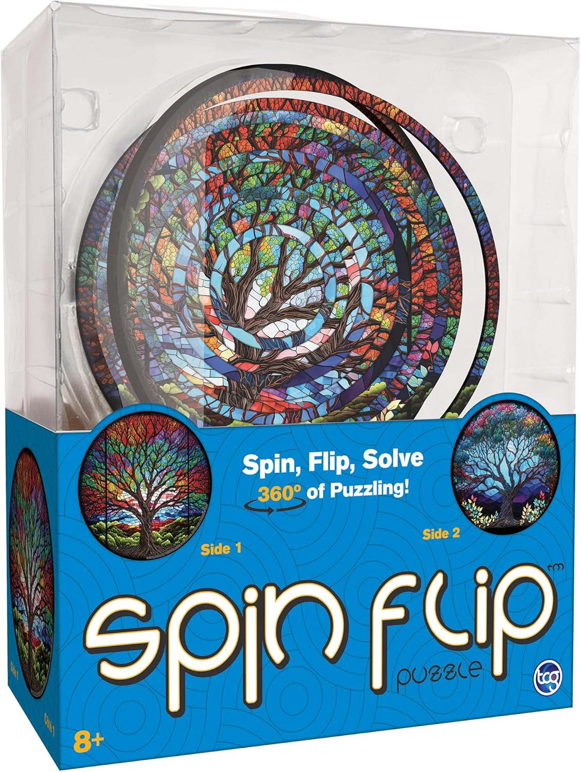 Amazon.com: Spin Flip Puzzle: Trees, 3D Puzzle, Challenging, Fun ...