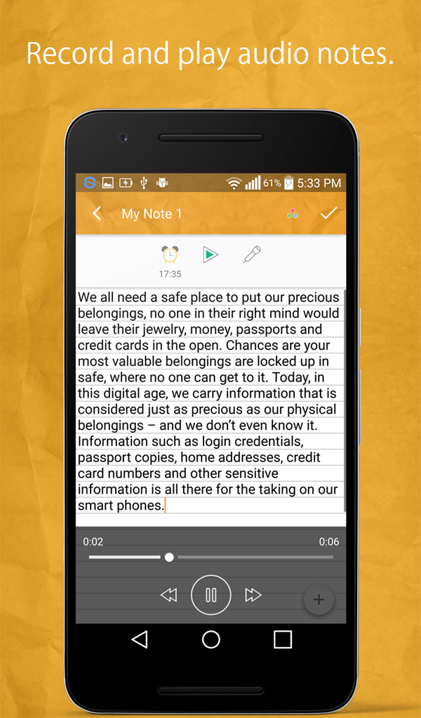 Notes Lock - App on Amazon Appstore