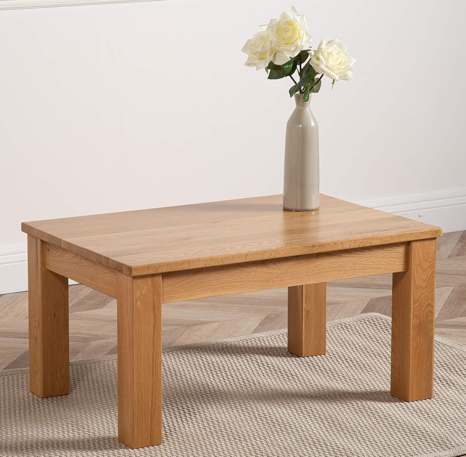 Oak Furniture King Oslo Oak Coffee Table for Living Room | Light Oak ...