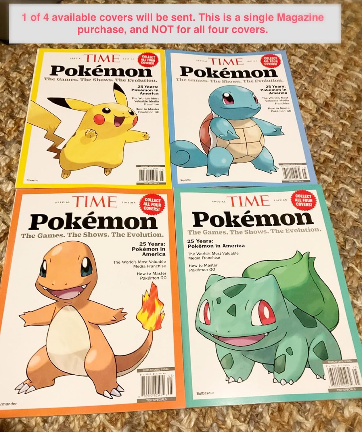 Time Pokemon Magazine Year 2025 (Covers Vary): Amazon.com: Books