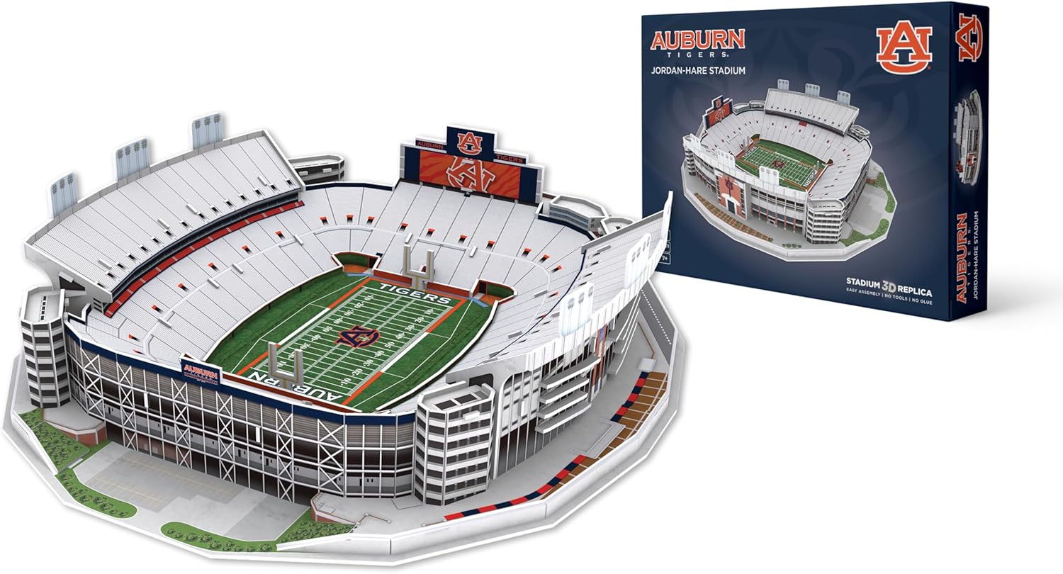Amazon.com: Pro Lion 3D Jigsaw Puzzle of Jordan-Hare Stadium - 82 ...