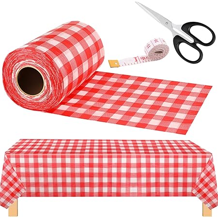 Amazon.com: Party Essentials Premium Plastic Banquet Roll/Tablecover ...