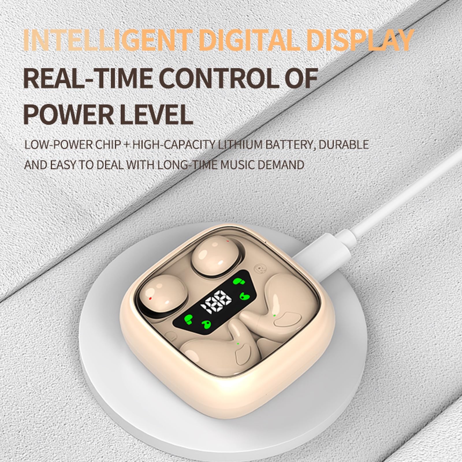 Snapklik.com : Xmenha Flat Sleep Mini Invisible Small Tiny Earbuds ...