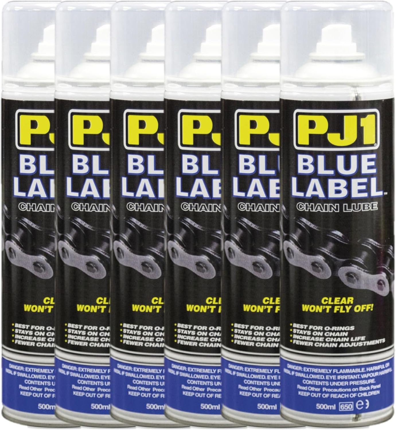 PJ1 1-22 Blue Label Motorcycle Bike O-Ring X-Ring Chain Lube 500ml ...