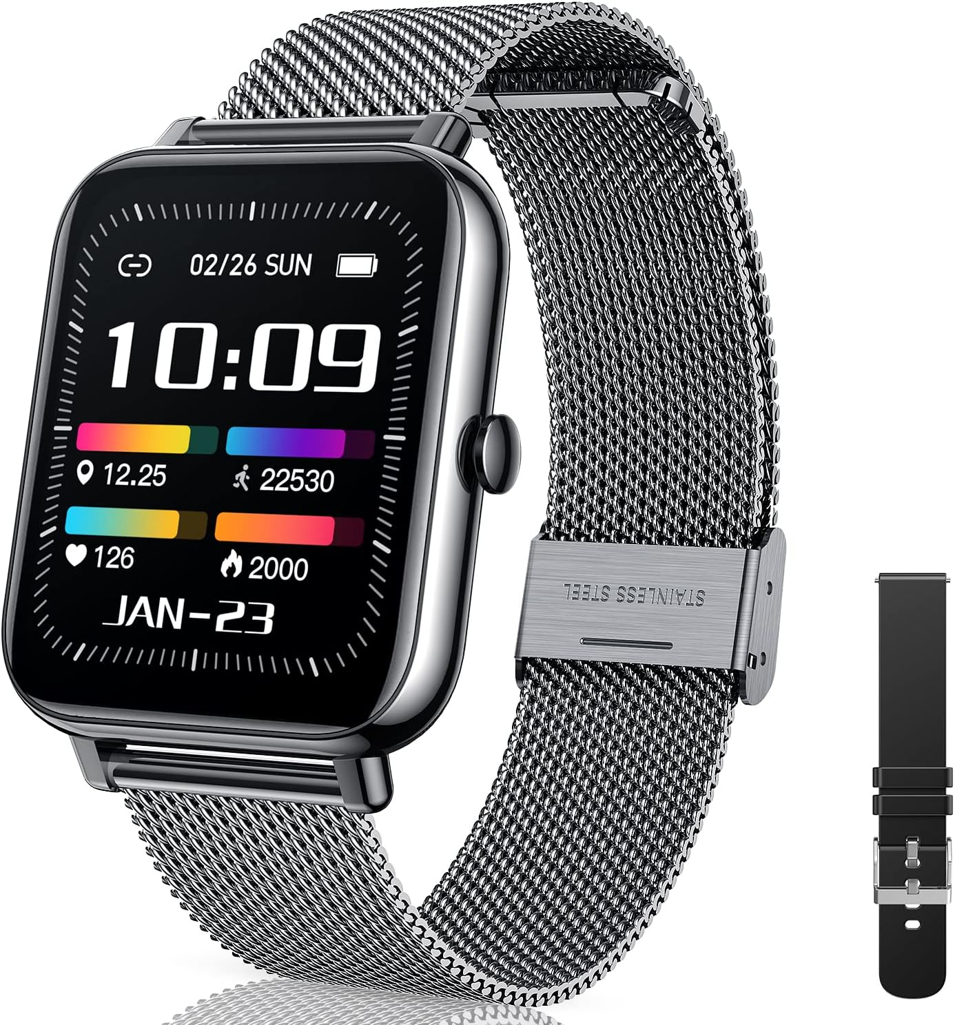 Amazon.com: CanMixs Smart Watch for Android Phones iOS Waterproof Smart ...