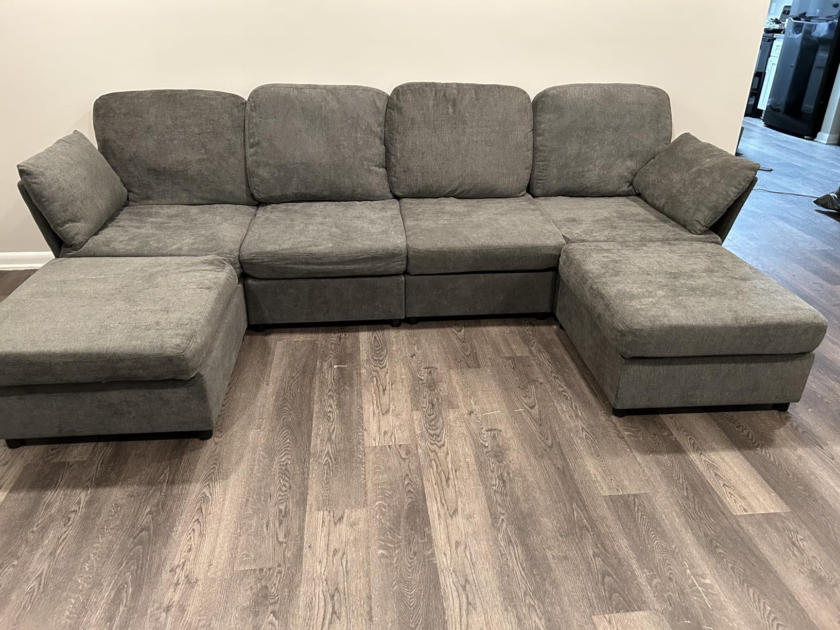 $42/mo - Finance VANACC 131 Inches Modular Sectional Sofa, Oversized ...