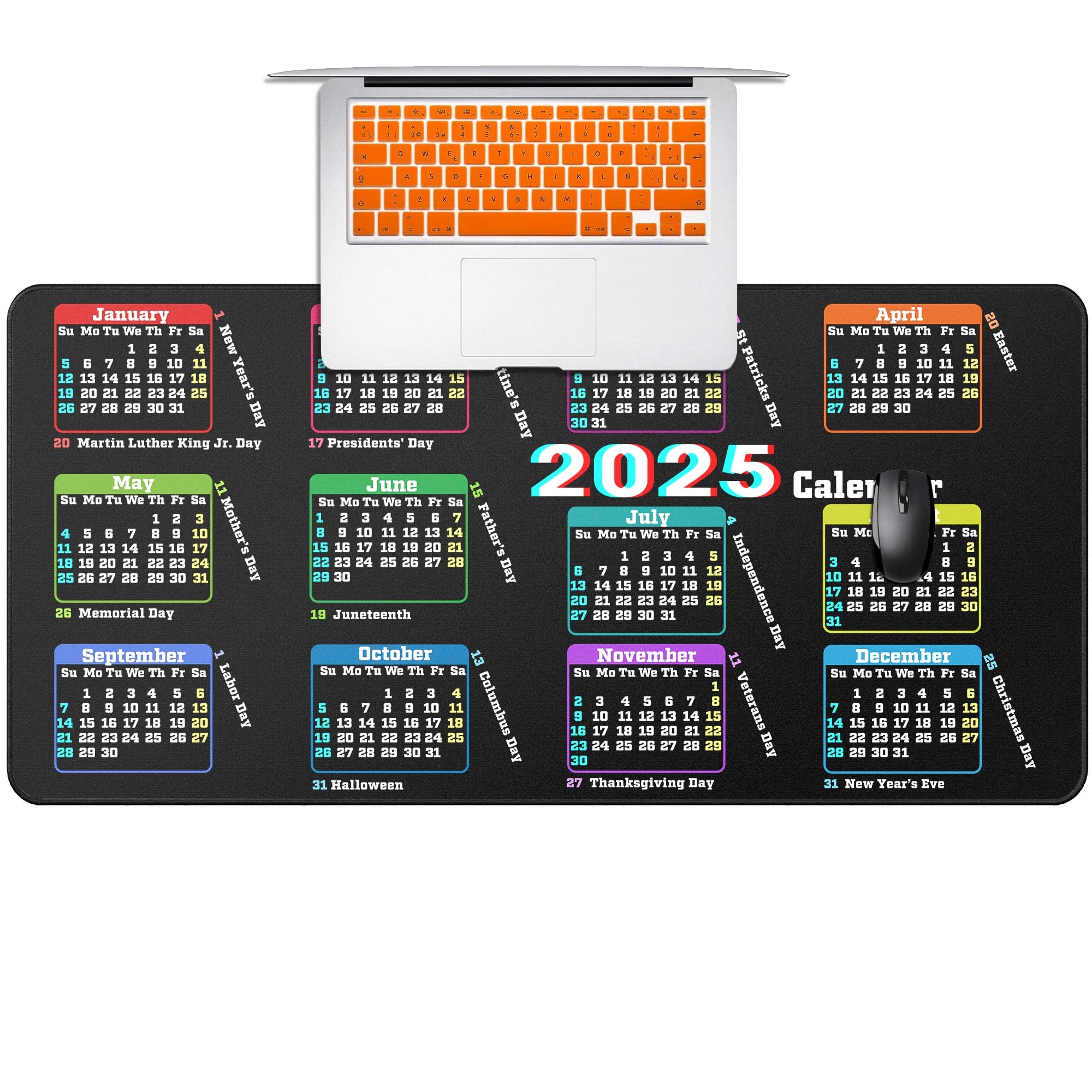 Amazon.com: UBIDBID Desk Keyboard Pads with Durable Stitched Edges (31 ...
