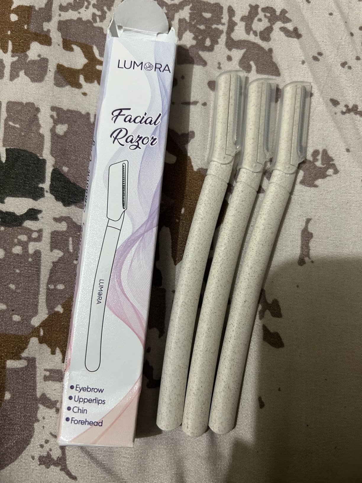Lumora Facial Razor for Women - Pack Of 2 | Ideal for Eyebrows, Upper ...