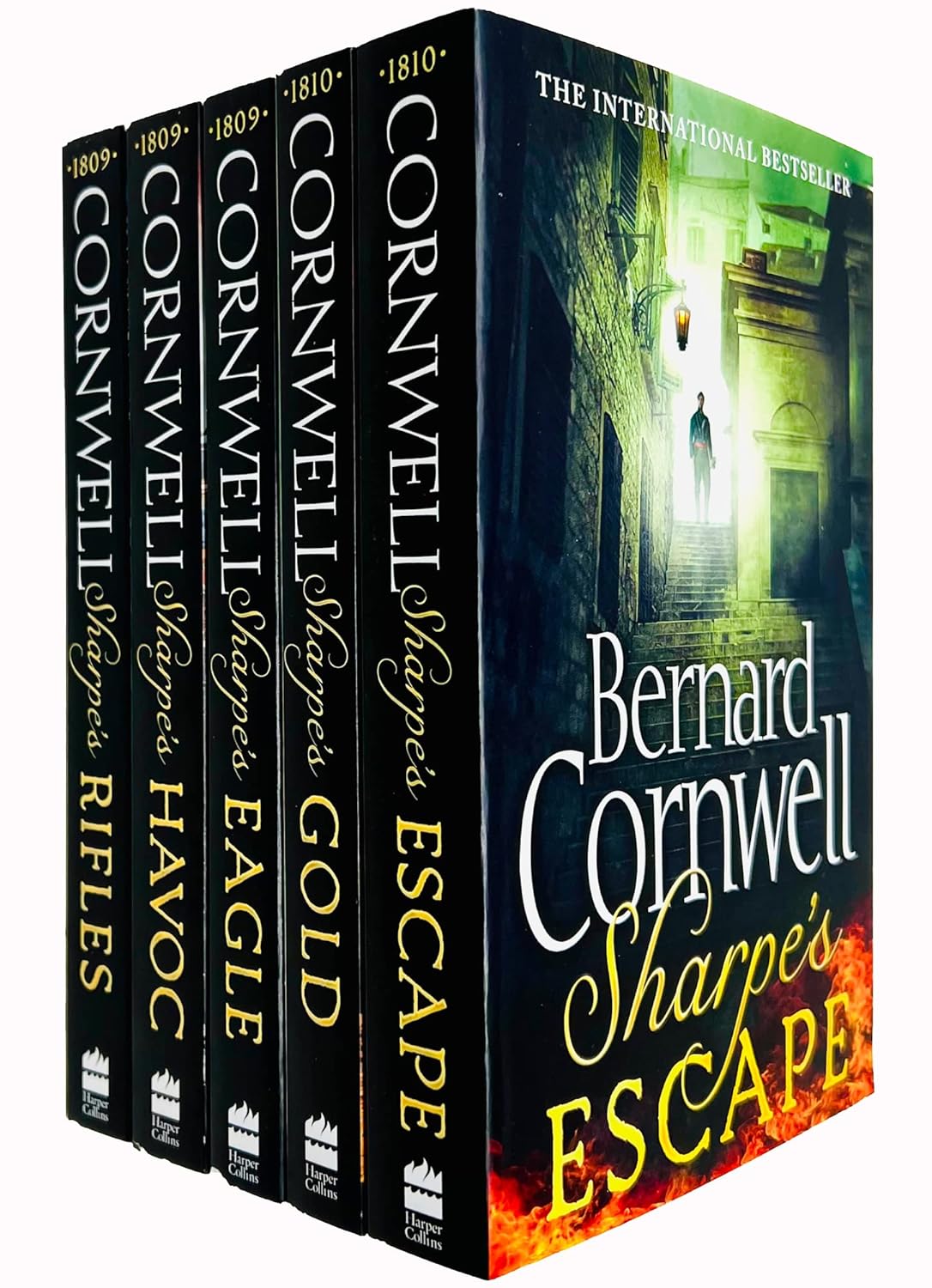 Amazon.com: Bernard Cornwell The sharpe series 6 to 10 books collection ...