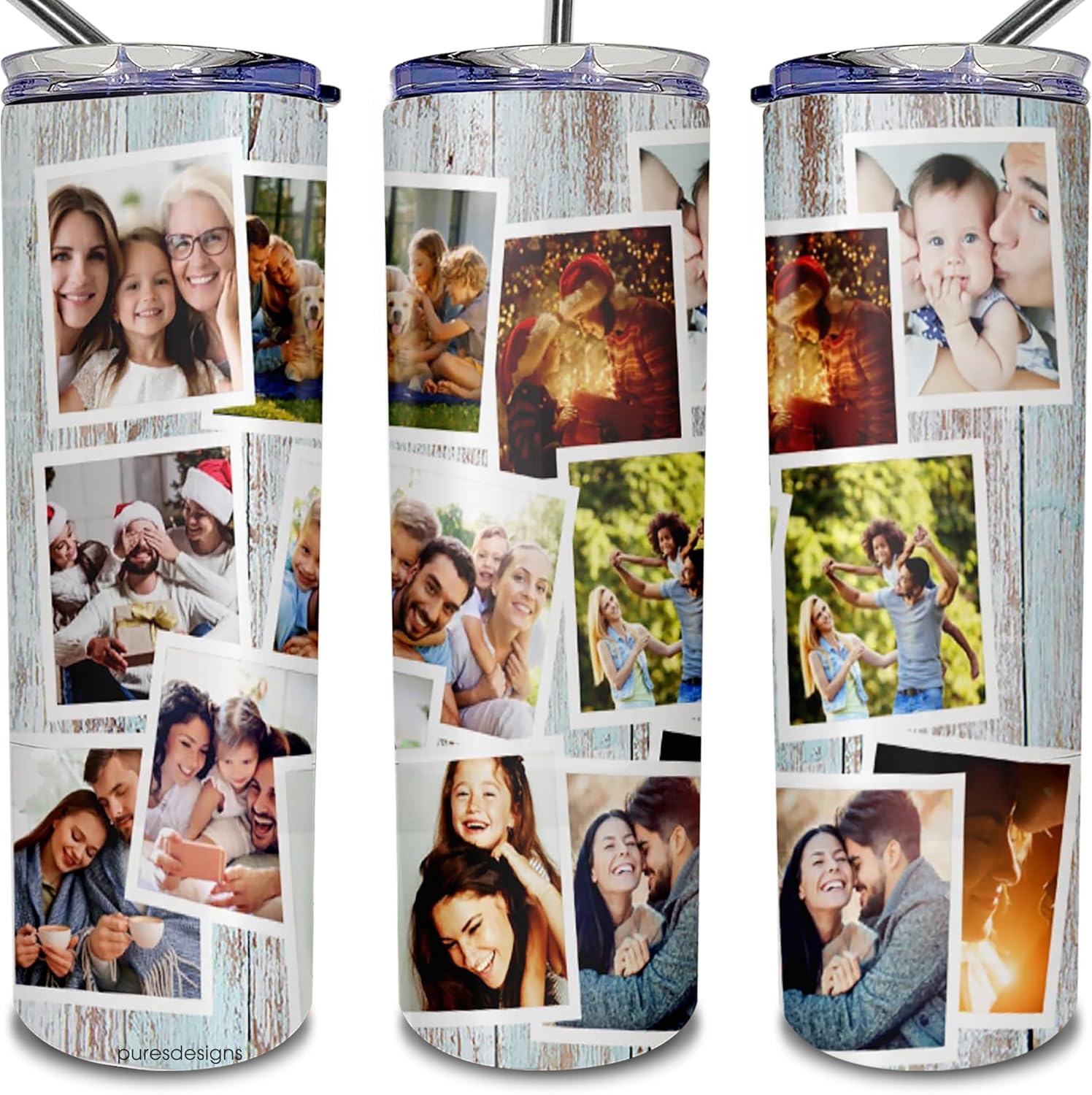 Amazon.com | Personalized Tumbler - Photo Tumbler - Photo Travel Mug ...