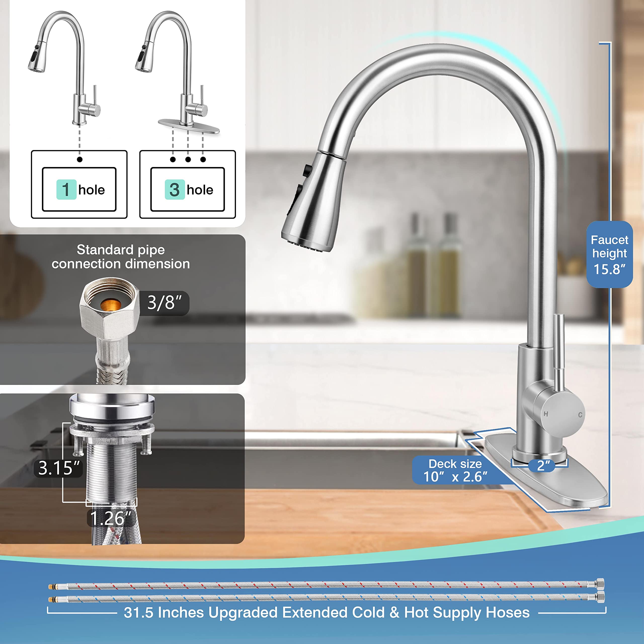Snapklik.com : Homikit Kitchen Faucet