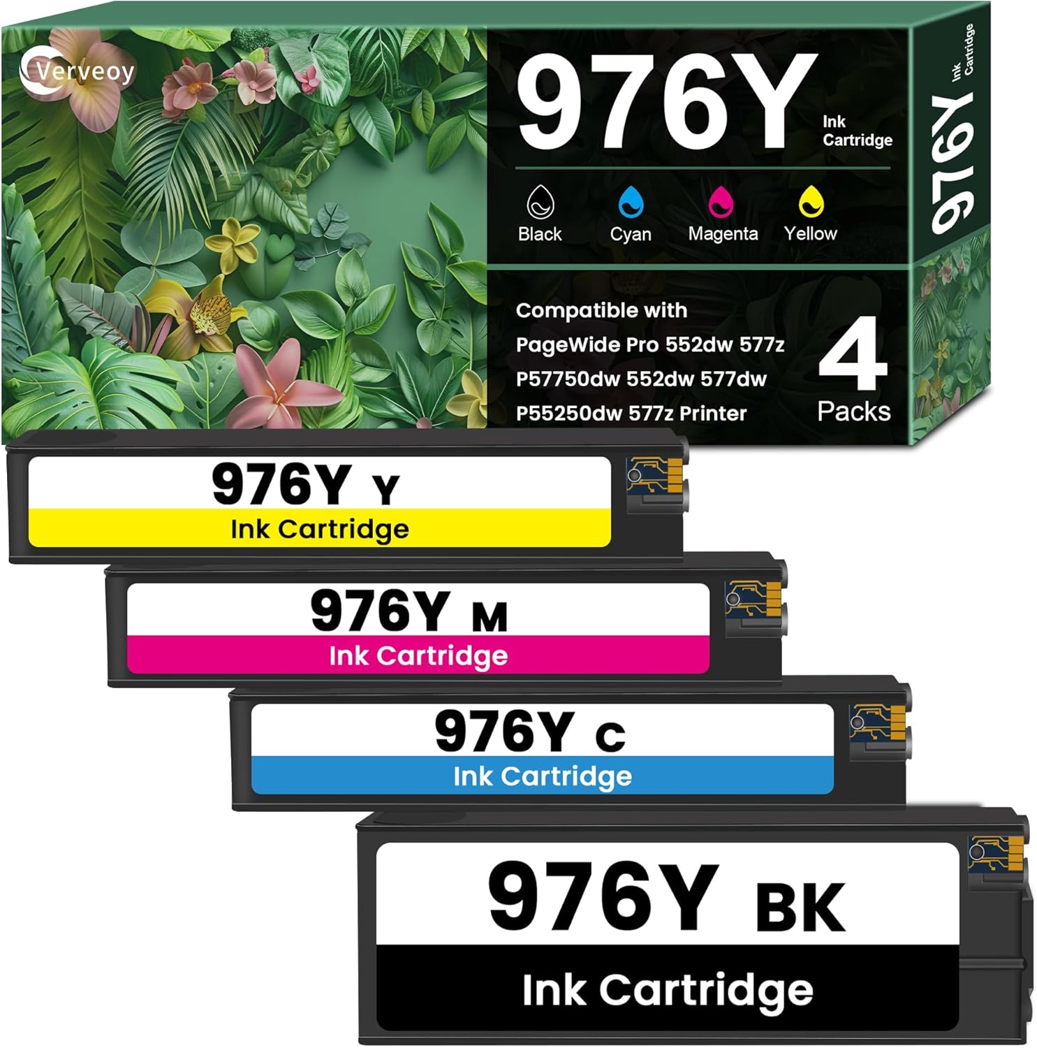 Amazon.com: 976Y Ink Cartridge 4PK Replacement for HP 976Y L0R08A ...