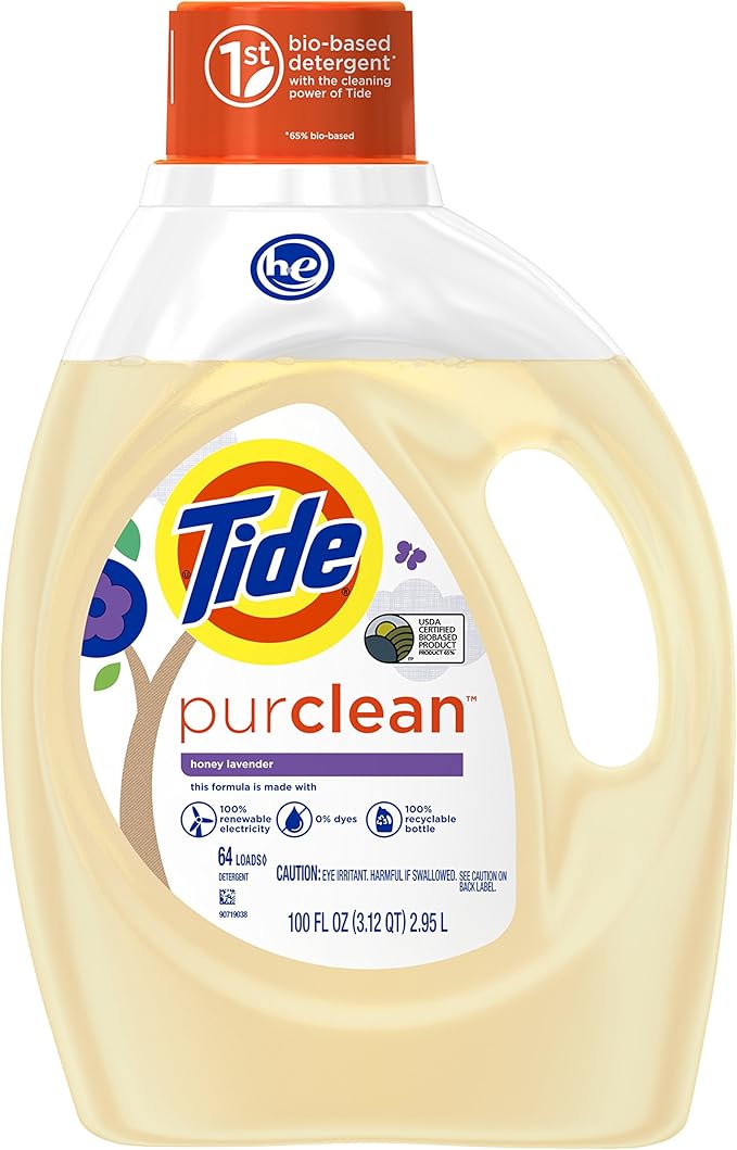 Amazon.com: Tide HE PurClean Laundry Detergent 100 oz. : Health & Household