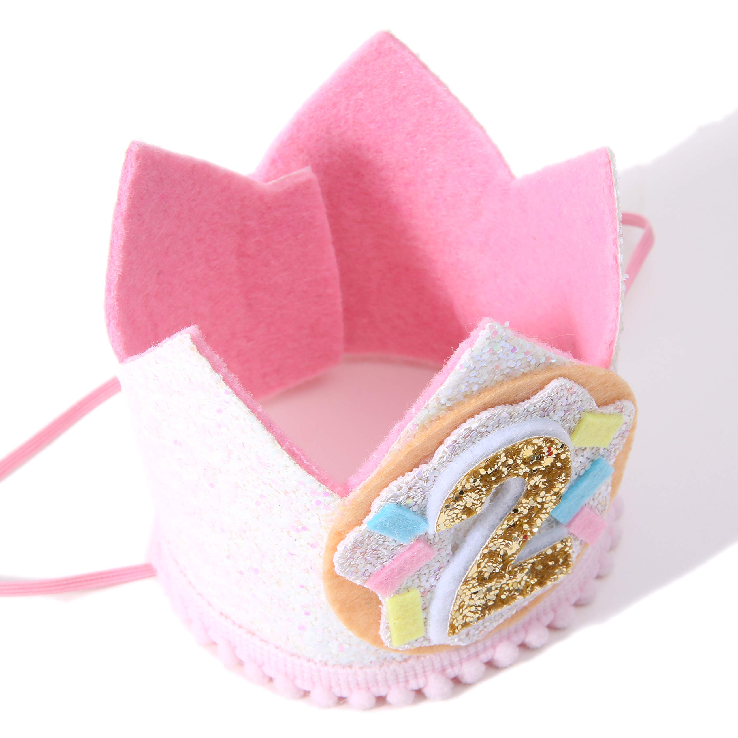 Donut Birthday Crown for 2nd Birthday - Two Donut Birthday Hat for ...