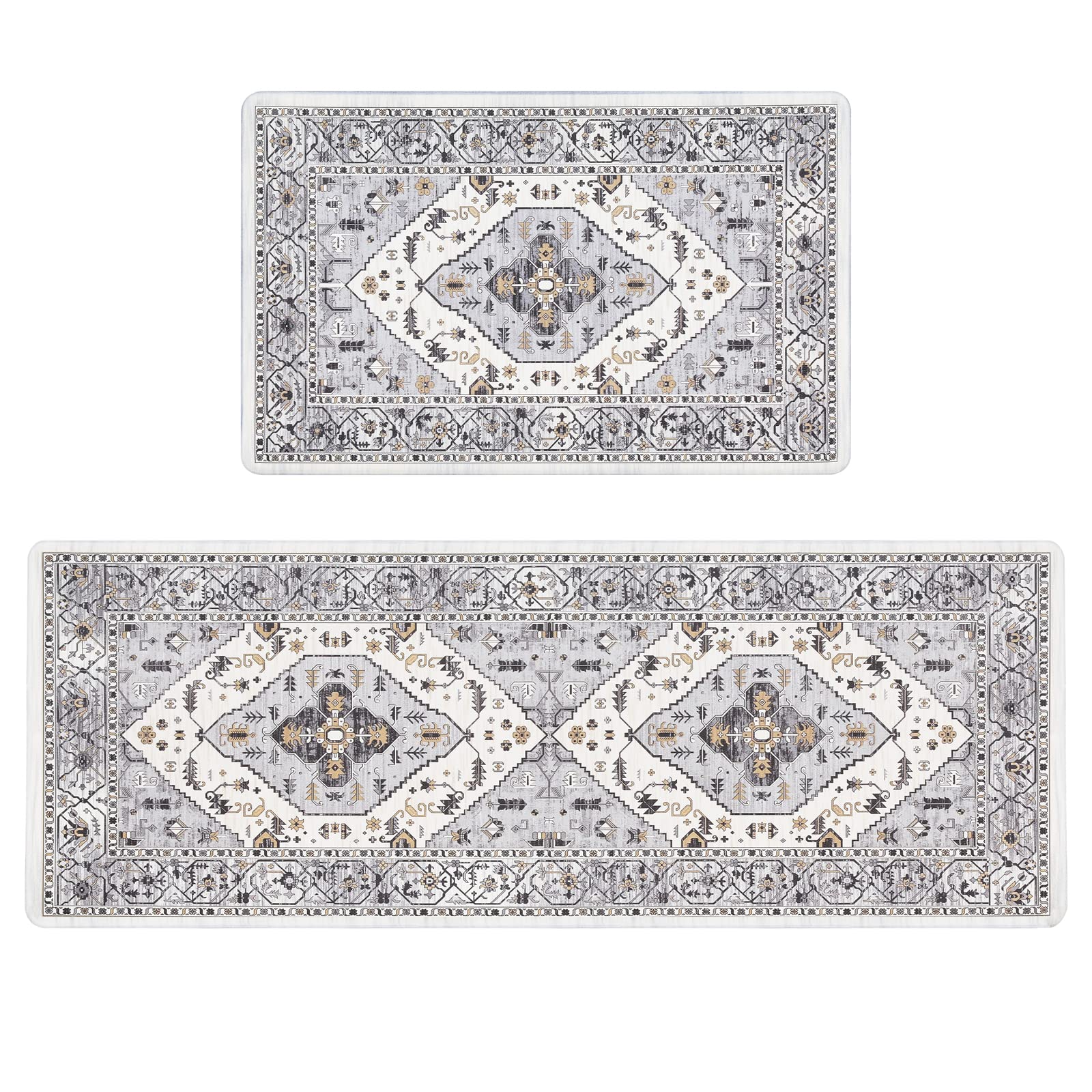 Amazon.com: Pauwer Anti Fatigue Kitchen Mats for Floor 2 Piece Set ...